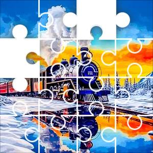 Casse-tête quotidien 2023-08-30 Train thru Winter - JigZone.com